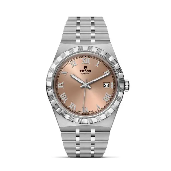 TUDOR Royal Salmon Dial Watch 38mm - Stainless Steel