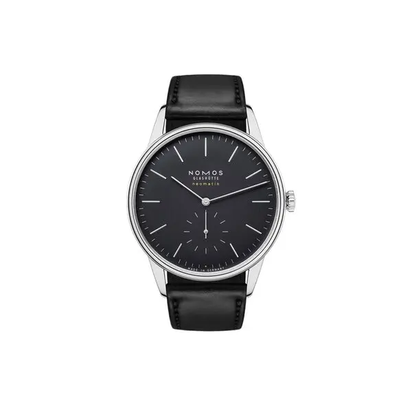 NOMOS GLASHUTTE Orion Neomatik 39 Black Dial Watch, 38.5mm - Stainless Steel