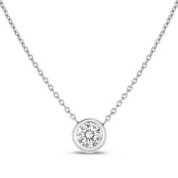 Roberto Coin Diamonds The Inch 1-station Necklace - Wg