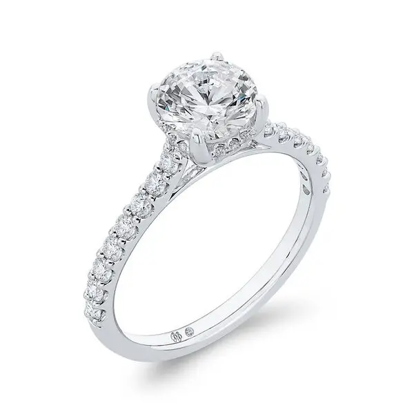 BELLA PONTE 14k Engagement Ring Setting - Wg