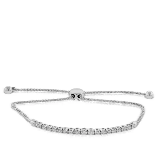 Benbridge Diamond Bolo Bracelet 14k, 1/4 Ctw - Wg