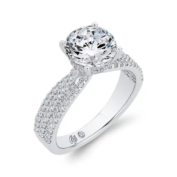 BELLA PONTE 14k Engagement Ring Setting - Wg
