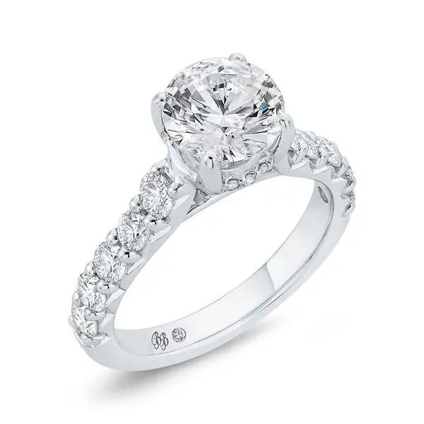 BELLA PONTE Engagement Ring Setting In Platinum Bx0038e-44l-1.50 - Plt