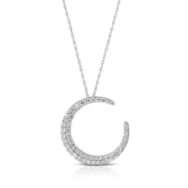 Benbridge Diamond Hopecircle 14k White Gold Pendant Necklace - Wg