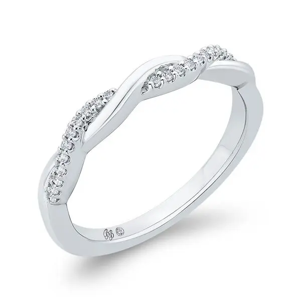 BELLA PONTE Diamond Band In 14k White Gold - Wg