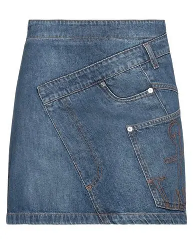 JW Anderson Denim Flared Skirt - Blue