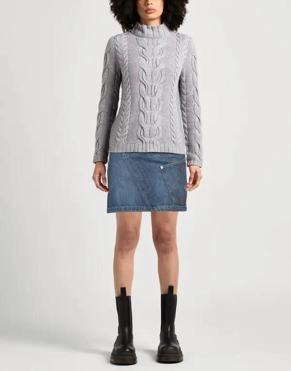 JW Anderson Denim Flared Skirt - Blue