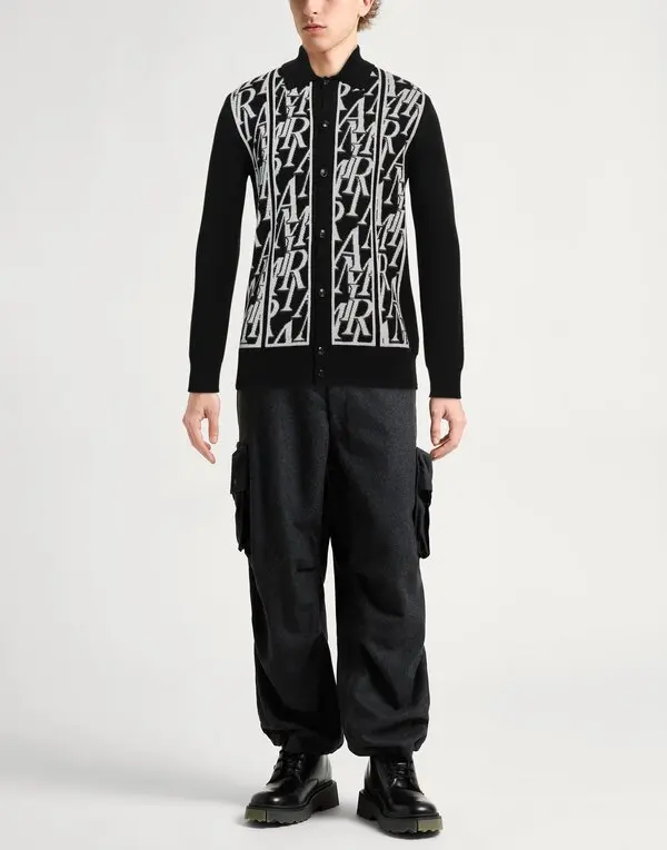 Amiri Logo-print Wool Cardigan