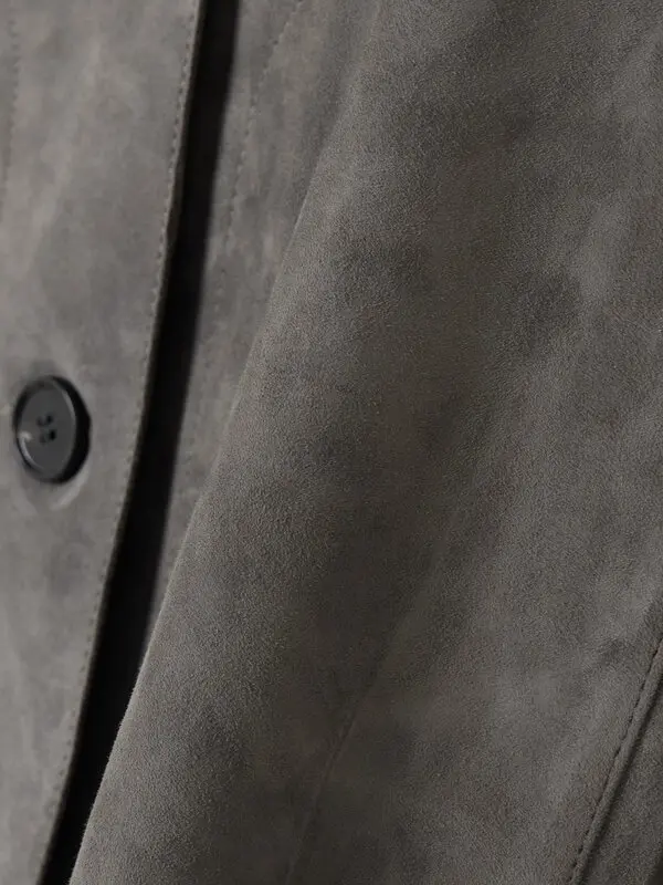 ARMA Emy Suede Jacket - Gray