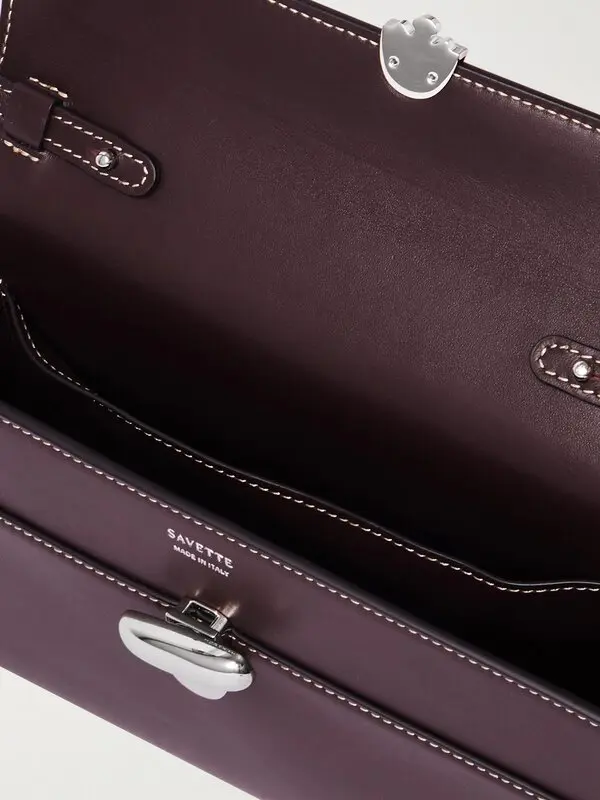 Savette Symmetry Leather Shoulder Bag