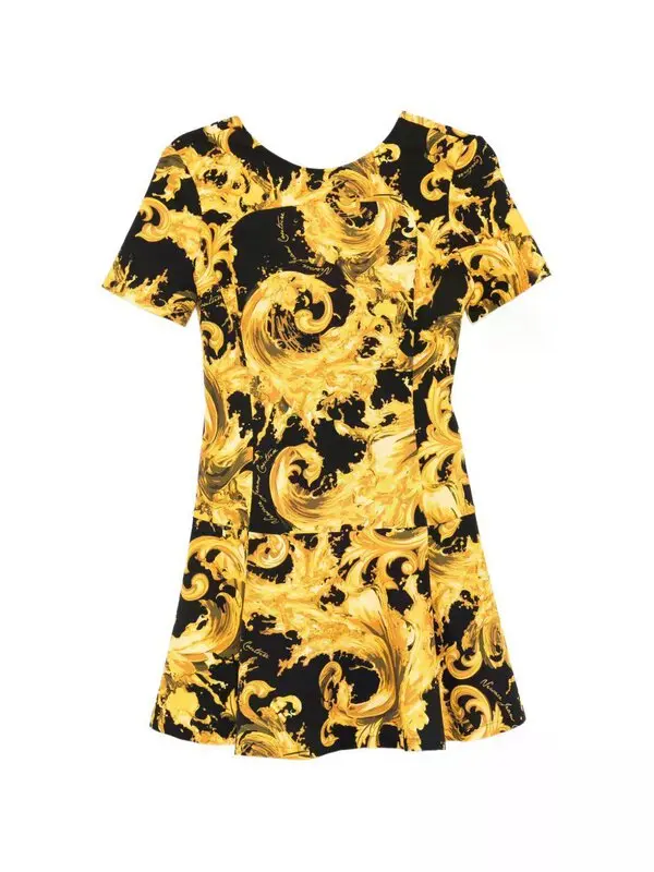 Versace Baroque Print Mini Dress