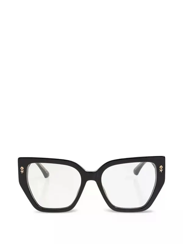 Etro Floral-embellishment Cat-eye Glasses - Black