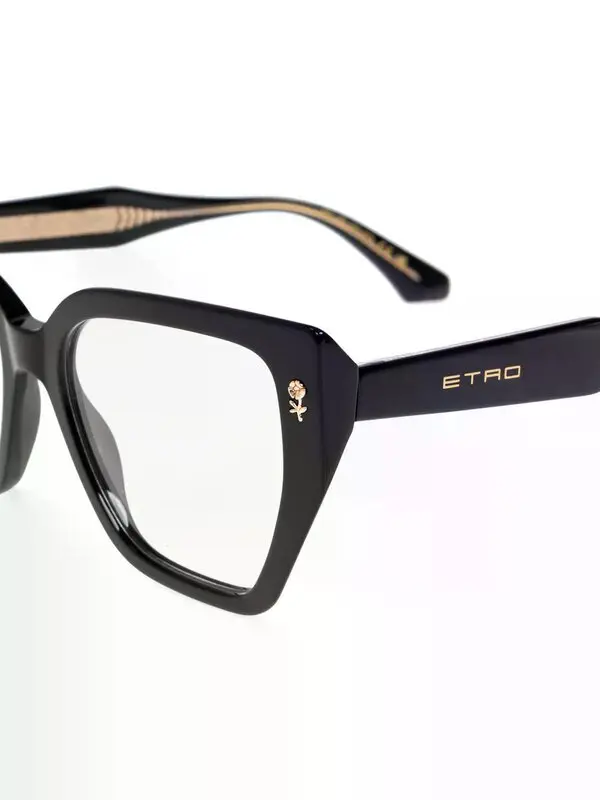 Etro Floral-embellishment Cat-eye Glasses