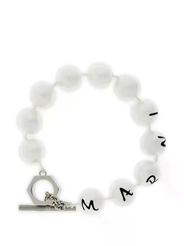 Marni Beaded Toggle Bracelet - Silver
