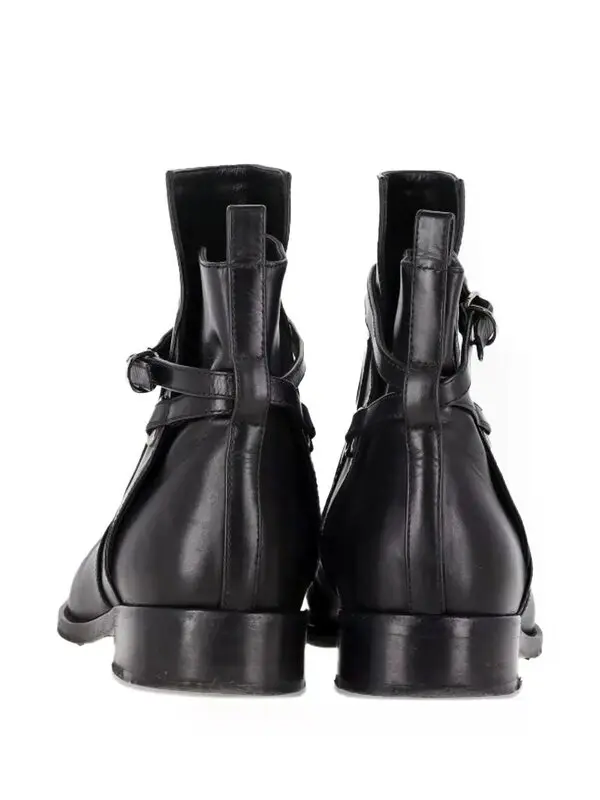Balenciaga Papier Buckle-strap Ankle Boots