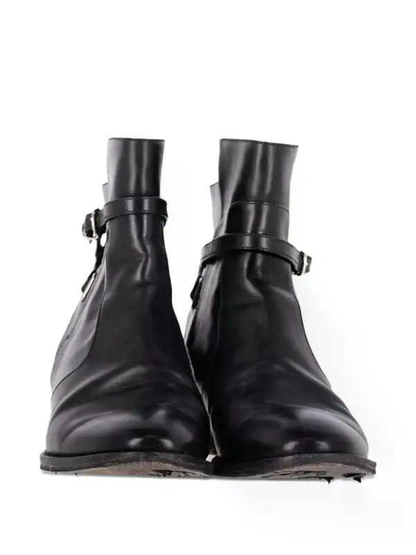 Balenciaga Papier Buckle-strap Ankle Boots