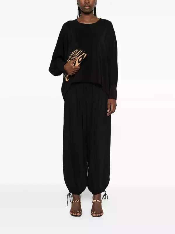 Ermanno Scervino Cuffed Blouse - Black