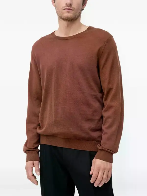BOSS Crew-neck Knitted Sweater
