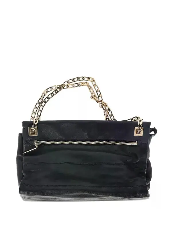 Victoria Beckham Leather Shoulder Bag With Chain Strap