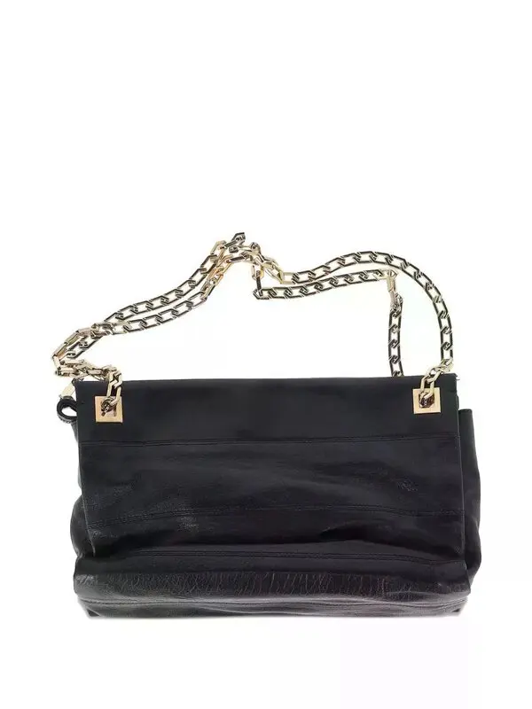 Victoria Beckham Leather Shoulder Bag With Chain Strap