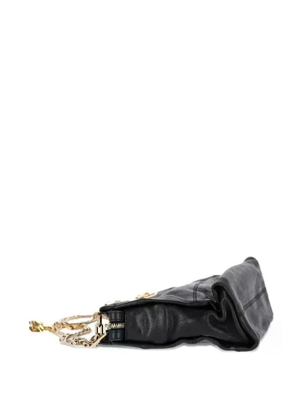 Victoria Beckham Leather Shoulder Bag With Chain Strap