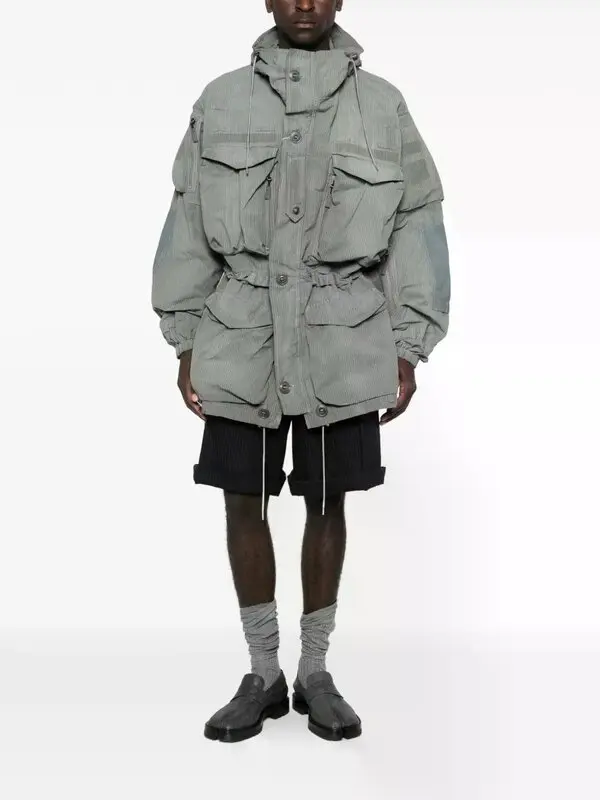 MAISON MARGIELA Hooded Multi-pocket Coat