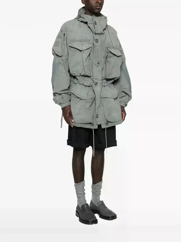 MAISON MARGIELA Hooded Multi-pocket Coat