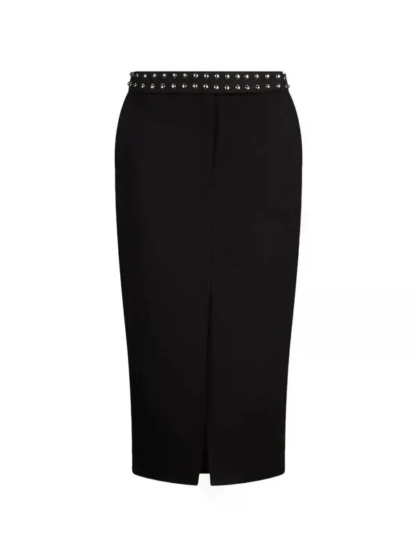 Liu Jo Studded Midi Skirt - Black