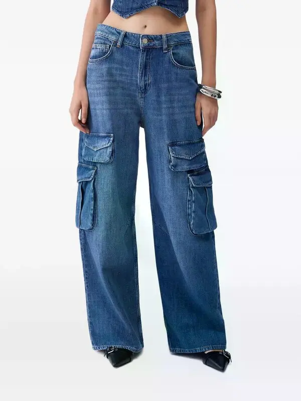 Liu Jo Straight-leg Cargo Jeans