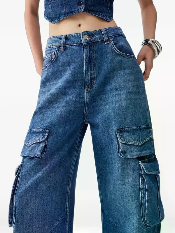 Liu Jo Straight-leg Cargo Jeans
