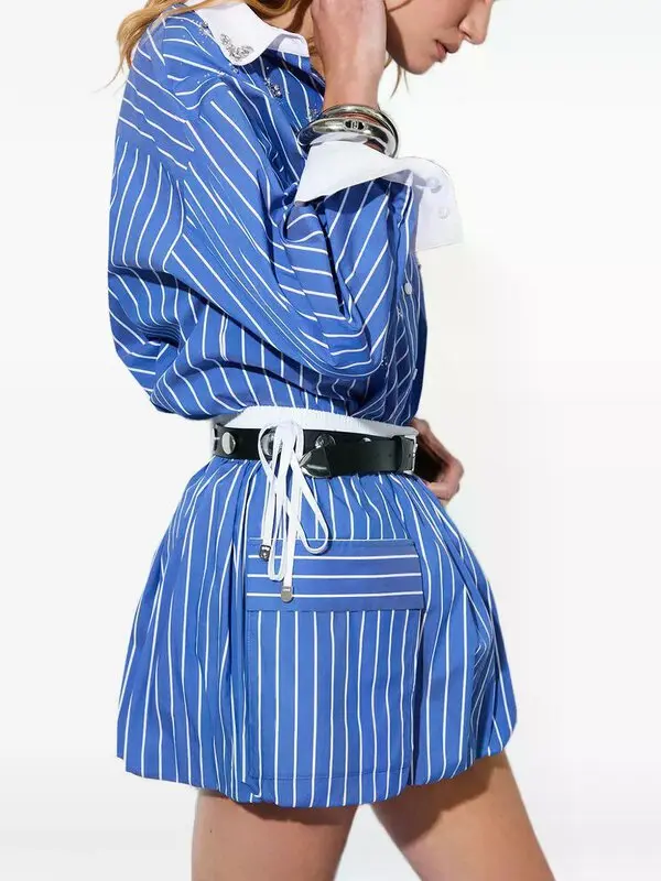 Liu Jo Striped Mini Skirt