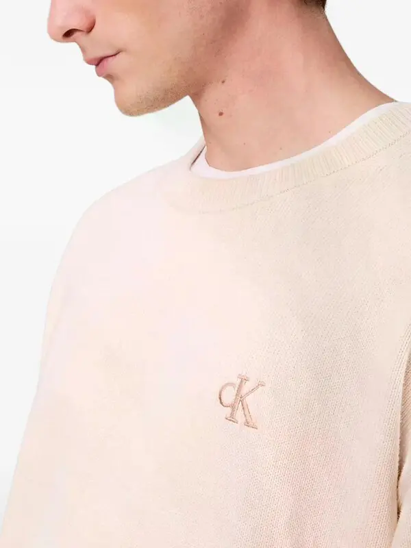 Calvin Klein Logo-embroidered Sweater