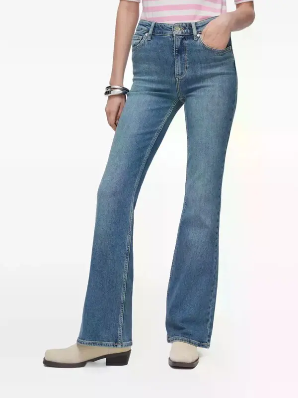 Liu Jo Stone-wash Flared Jeans