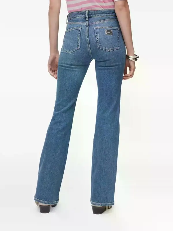 Liu Jo Stone-wash Flared Jeans