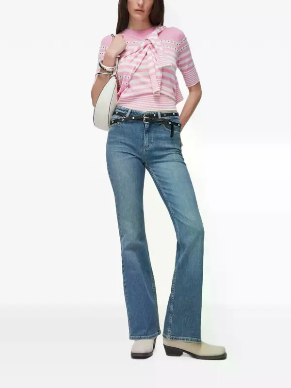 Liu Jo Stone-wash Flared Jeans