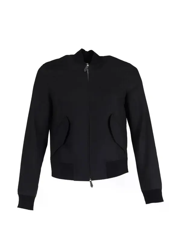 Burberry Zip-fastening Wool Bomber Jacket