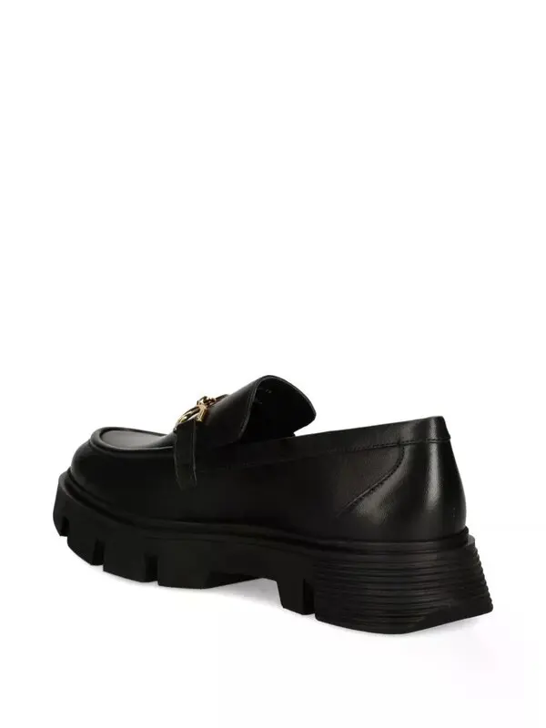 Geox Vilde Buckle Loafers - Black