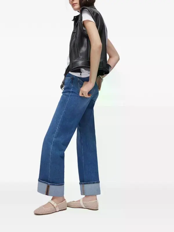 Liu Jo Turn-up Straight Leg Jeans