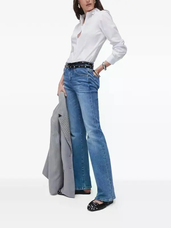 Liu Jo Stone-bleached Bootcut Jeans
