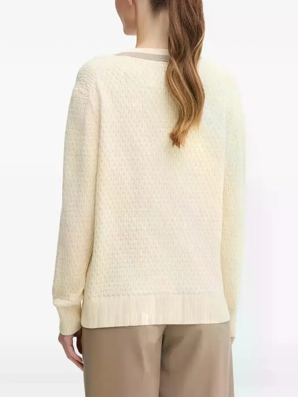 Gant Button V-neck Cardigan