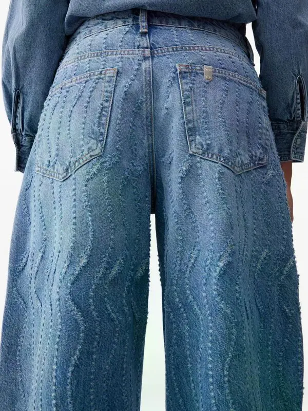 Liu Jo Laser-etched Flared Jeans