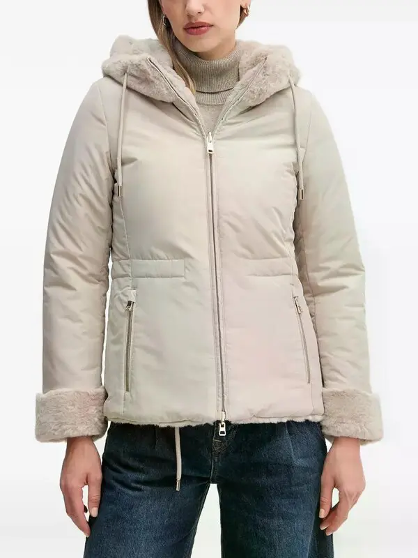 Geox Faux Fur Hooded Jacket