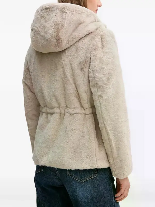Geox Faux Fur Hooded Jacket