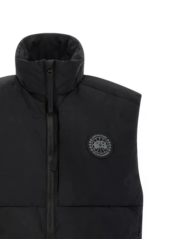 Canada Goose Quilted Gilet With Logo Patch - Black