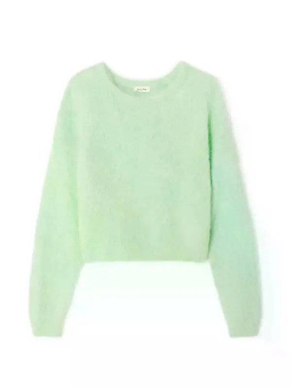 American Vintage Crew-neck Long-sleeve Sweater - Green