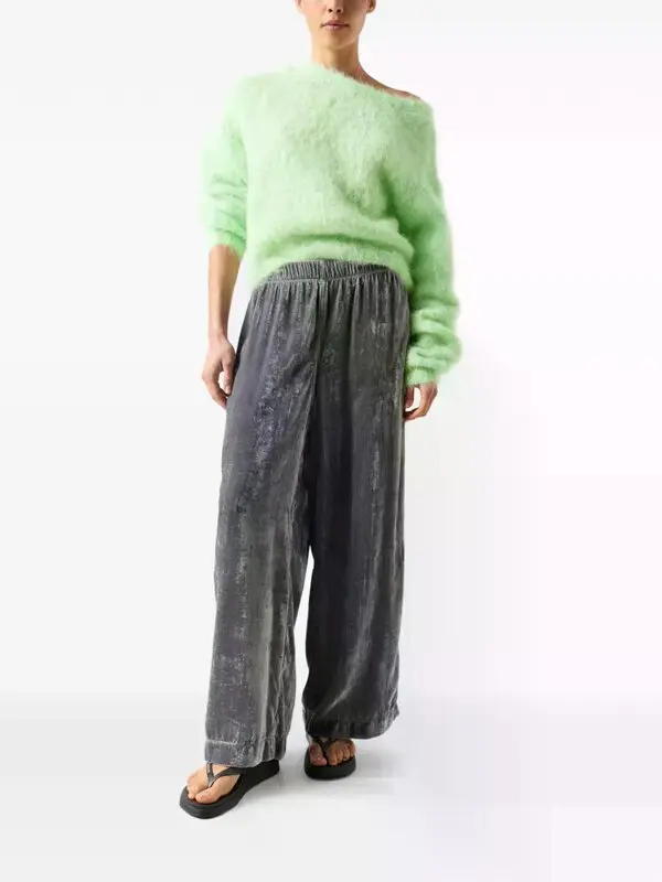 American Vintage Crew-neck Long-sleeve Sweater - Green