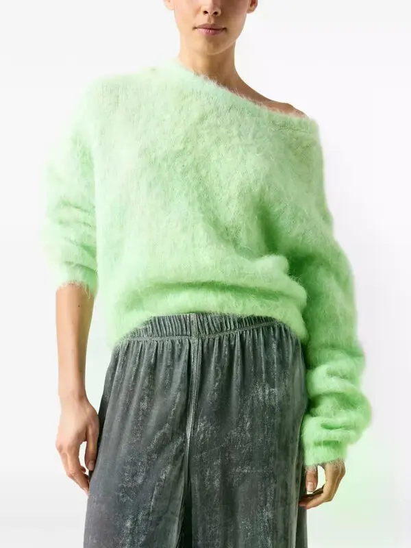 American Vintage Crew-neck Long-sleeve Sweater - Green