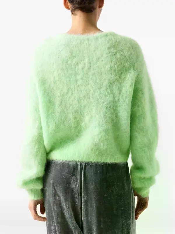 American Vintage Crew-neck Long-sleeve Sweater - Green