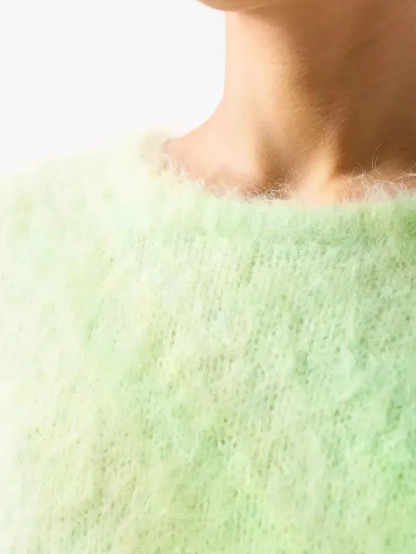 American Vintage Crew-neck Long-sleeve Sweater - Green