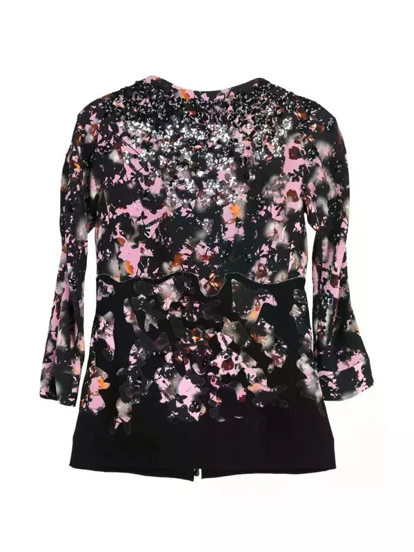 Bottega Veneta Sequin-embellished Printed Blouse